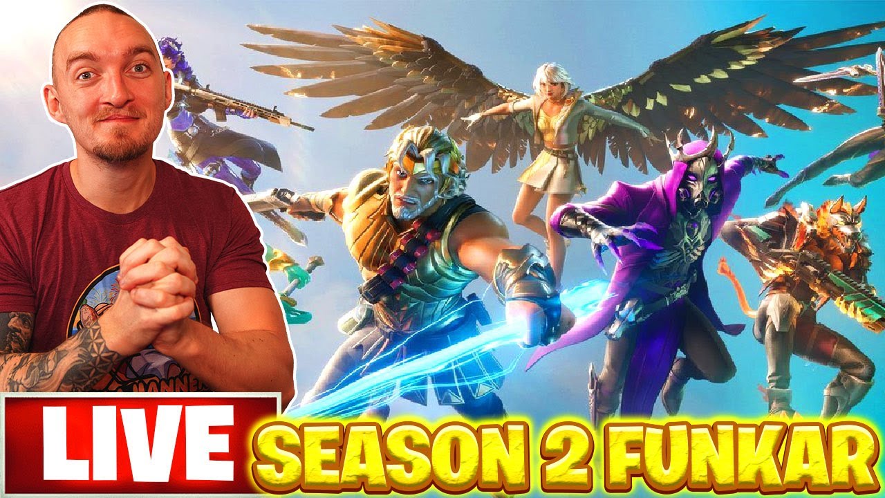 FORTNITE SEASON 2 FUNKAR! Använd gärna kod "keebabb" i itemshoppen! | # ...