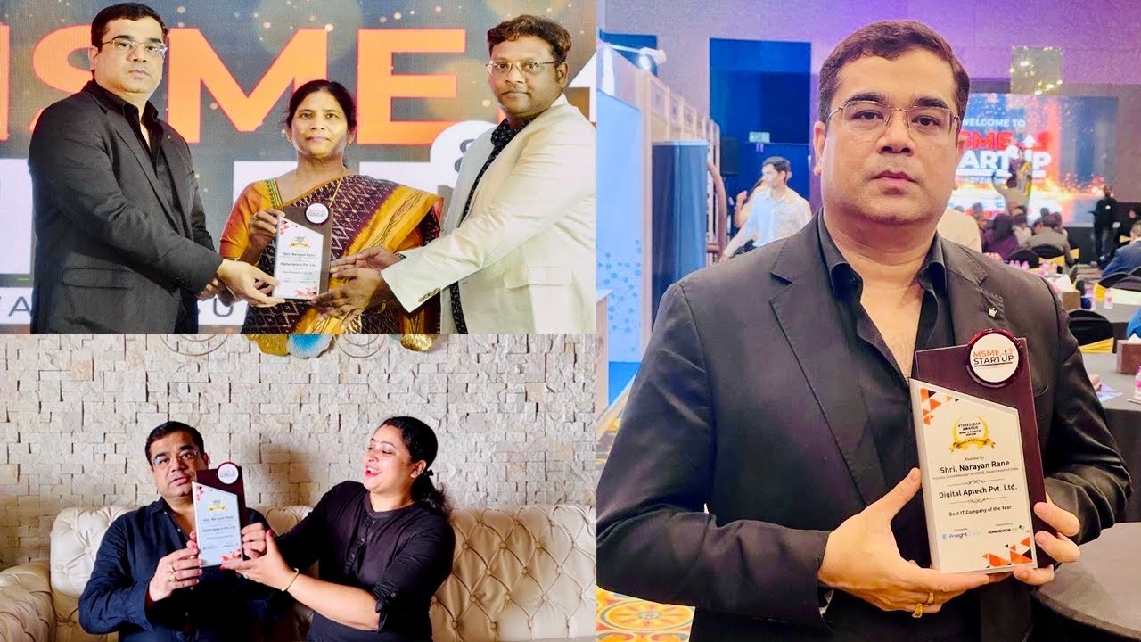 We Received Best IT Company of The Year Award 2023 | Proud Moment For Digital Aptech Private ...