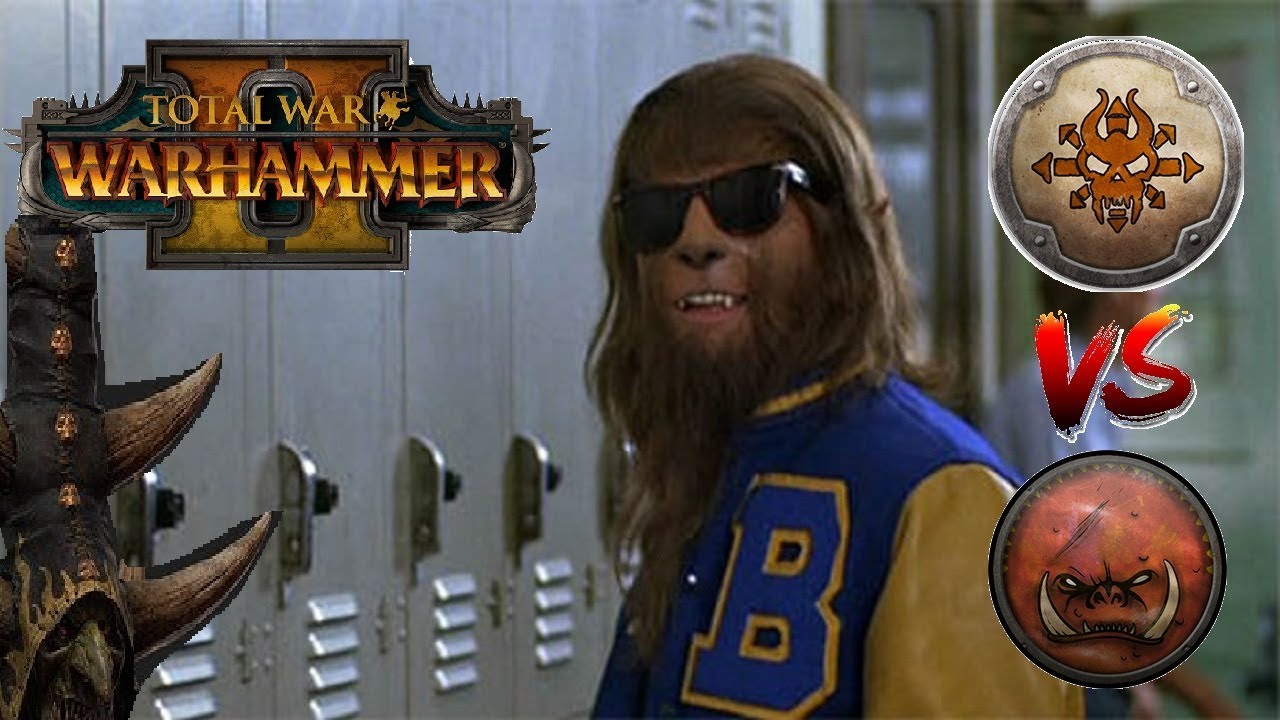 SKIN WOLVES ON THE HUNT | Norsca vs Greenskins - Total War Warhammer 2 ...