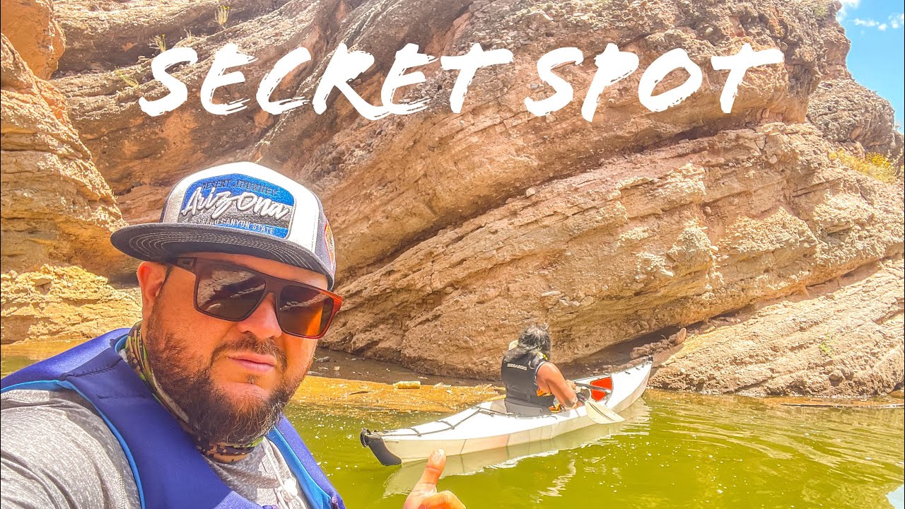 Lake pleasant Arizona secret spot .. - YouTube