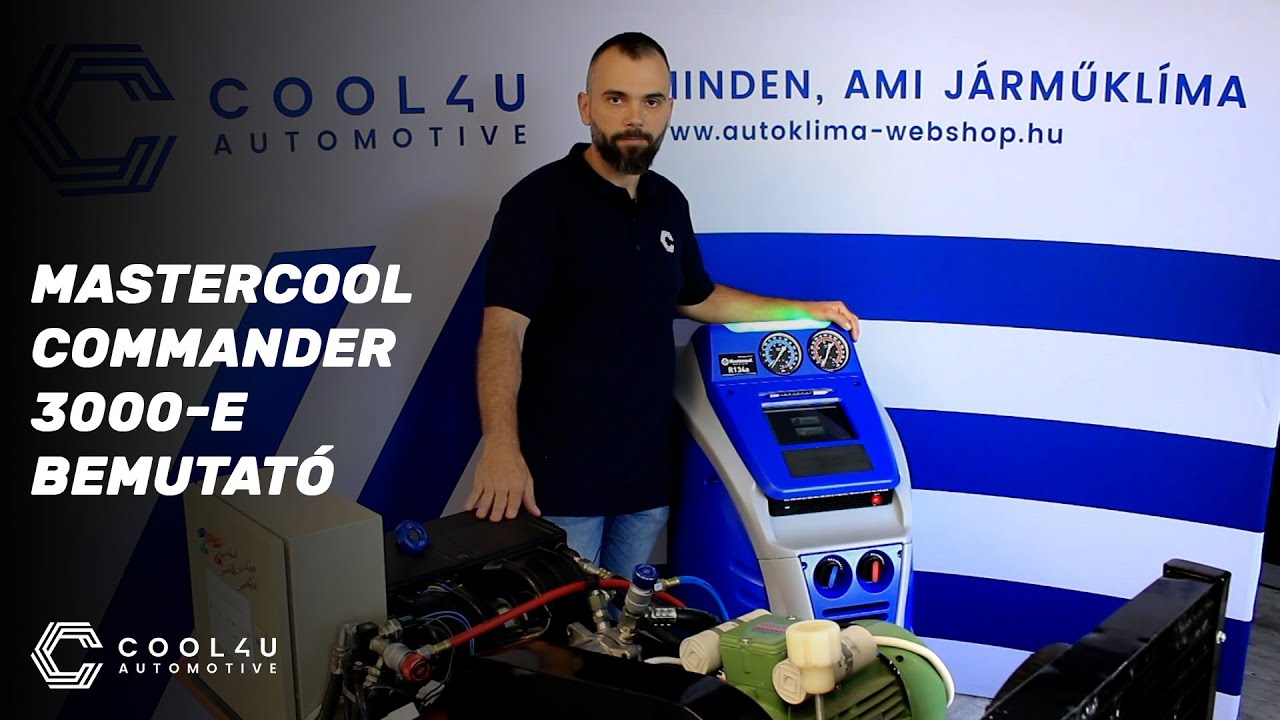 Hogyan működik a Mastercool Commander 3000-E szervizberendezés? - YouTube