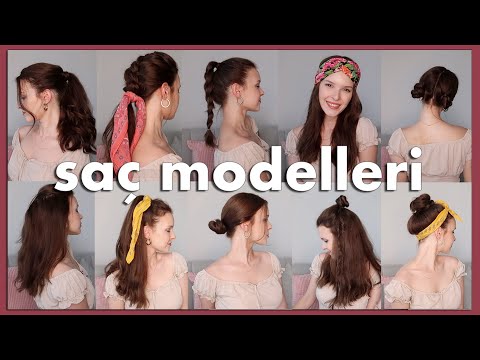 YAZ İÇİN 10 PRATİK SAÇ MODELİ 😍 | 2019
