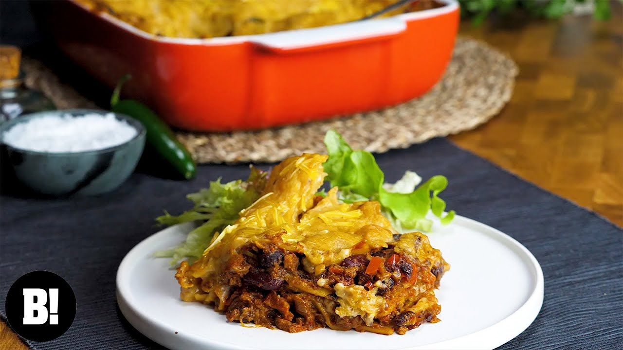 Chilli Non Carne Lasagne! 🤯 (Ultimate Vegan Fusion Recipe) - YouTube