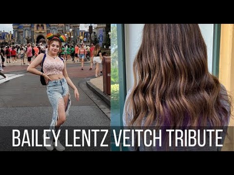Bailey Lentz Veitch Tribute | Purple Peekaboo Hair Color - YouTube
