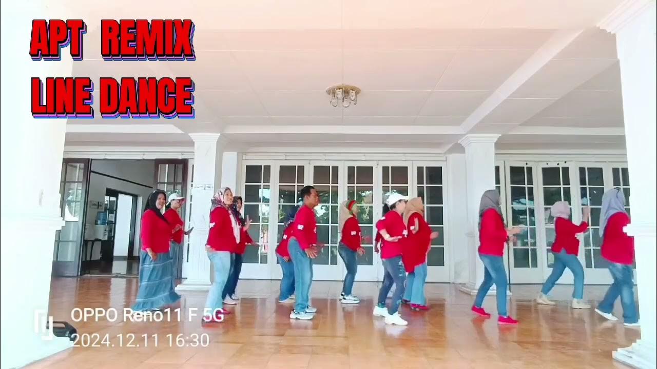 APT - Line Dance // Versi Arab // Improver // Choreo JungHye Yoon // Demo TMS - YouTube