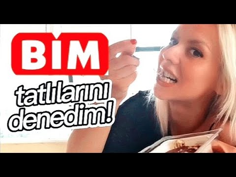 BİM in TATLILARINI DENEDİM! | EN BEĞENDİĞİM TATLI HANGİSİ? 🤩 | MUKBANG TÜRKÇE