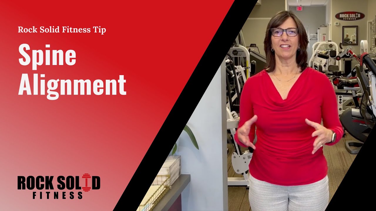 Rock Solid Fitness Tip | Spine Alignment with Patty Durell - YouTube