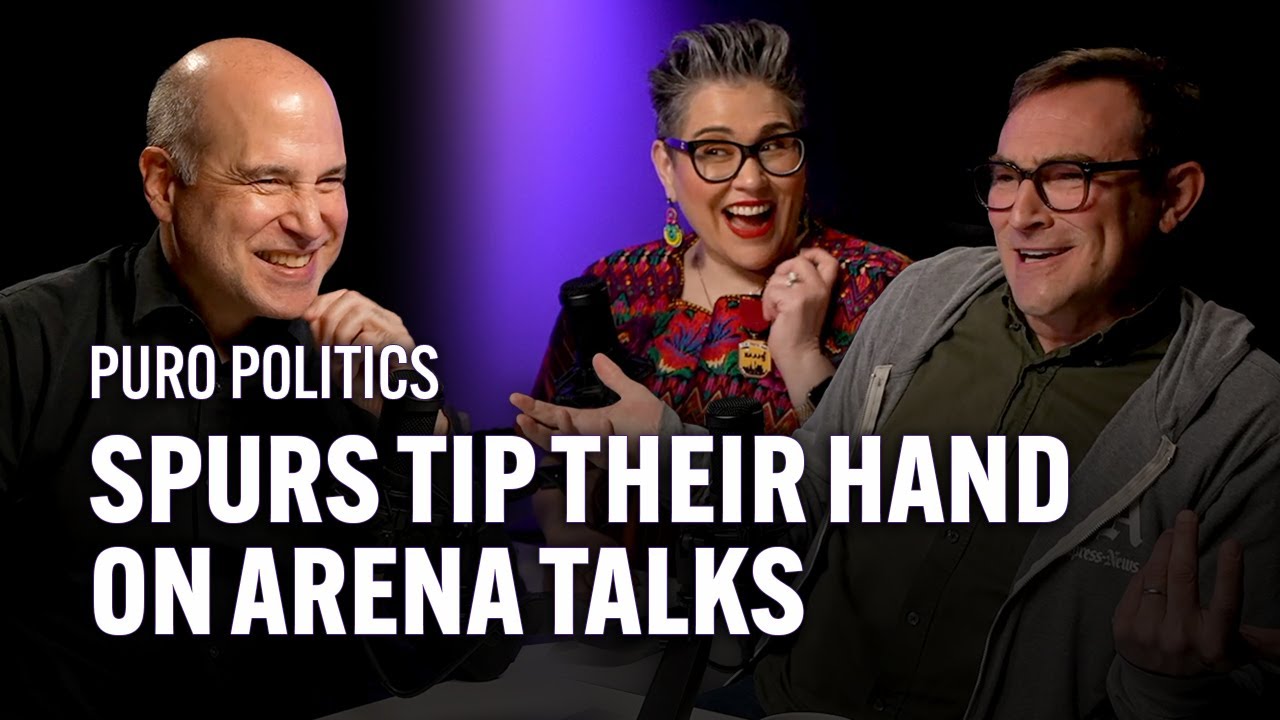 Spurs tip their hand on arena talks | Puro Politics - YouTube
