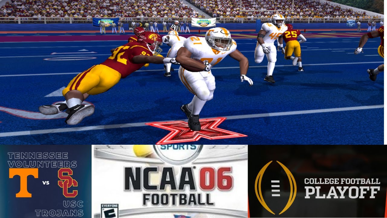 NCAA Football 06 I #16 Tennessee vs #1 USC I 2005 College Football ...