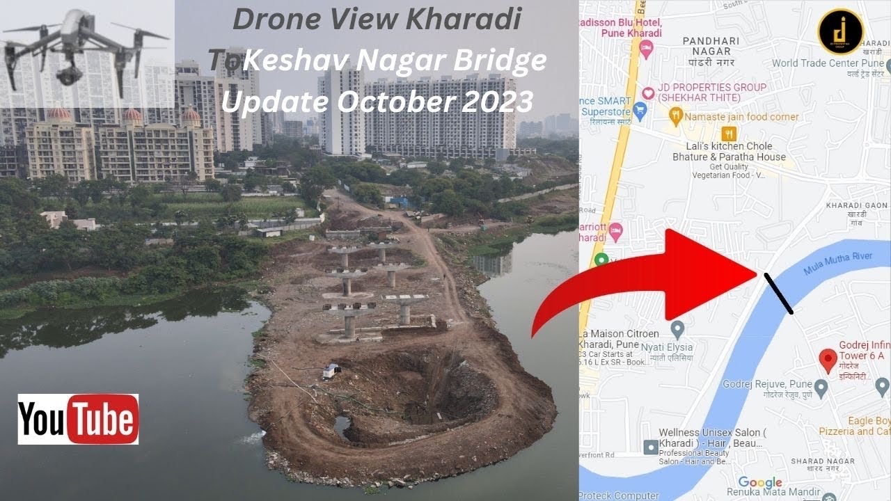 Drone View Kharadi To Keshav Nagar Bridge Update October 2023 # ...
