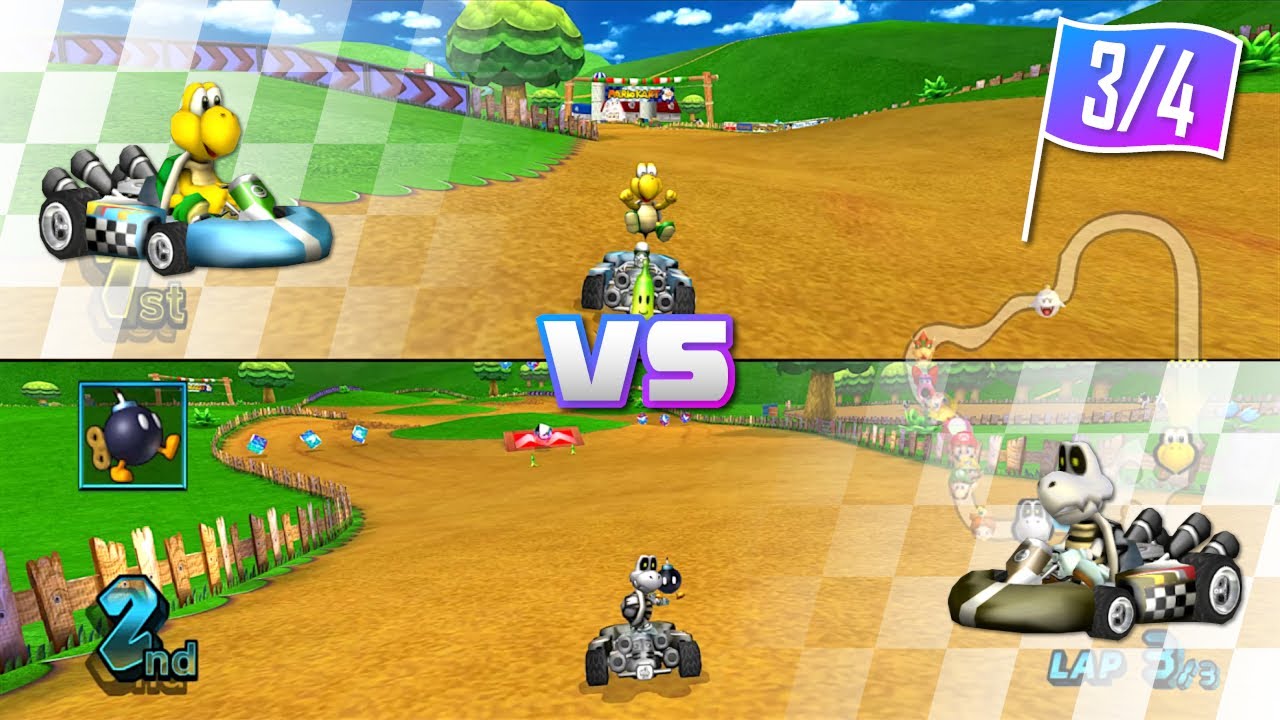 Koopa Troopa Vs Dry Bones On All Courses Standard Kart S [part 3 4