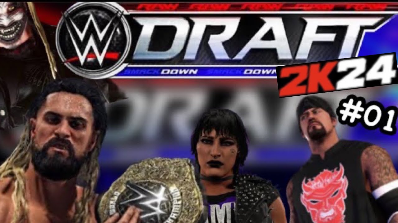 WWE 2K24 THE DRAFT! UNIVERSE MODE #1 - YouTube