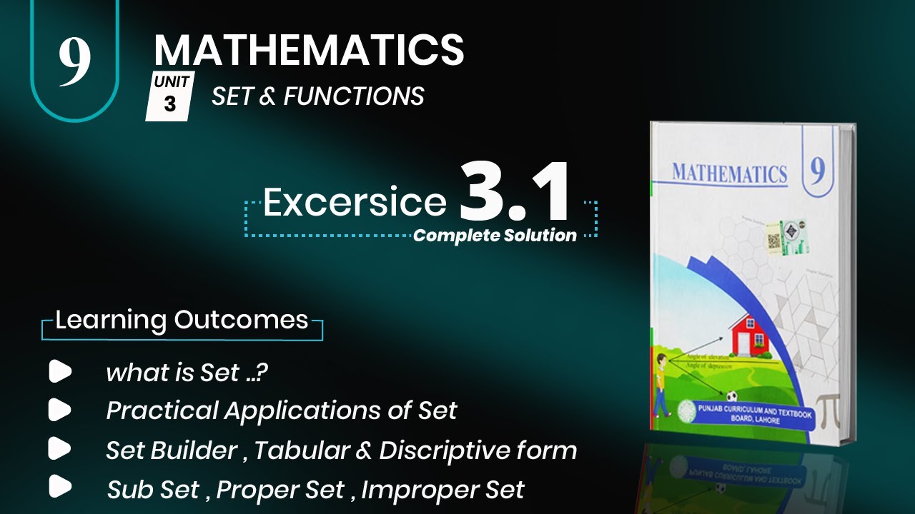 Class 9 Math Exercise 3.1 | New Book 2025 | Sets and Functions - YouTube