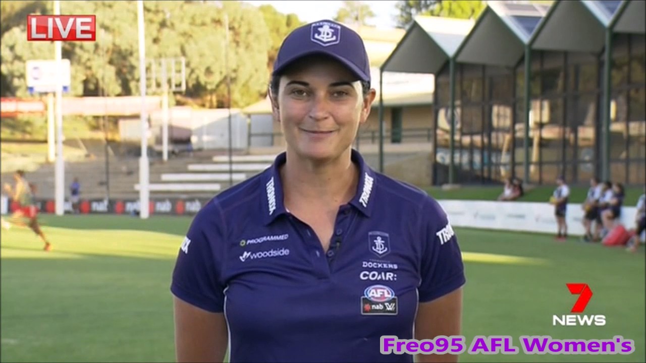 7 Sports Freo AFLW News - Michelle Cowan Interview 16/2/17 - YouTube