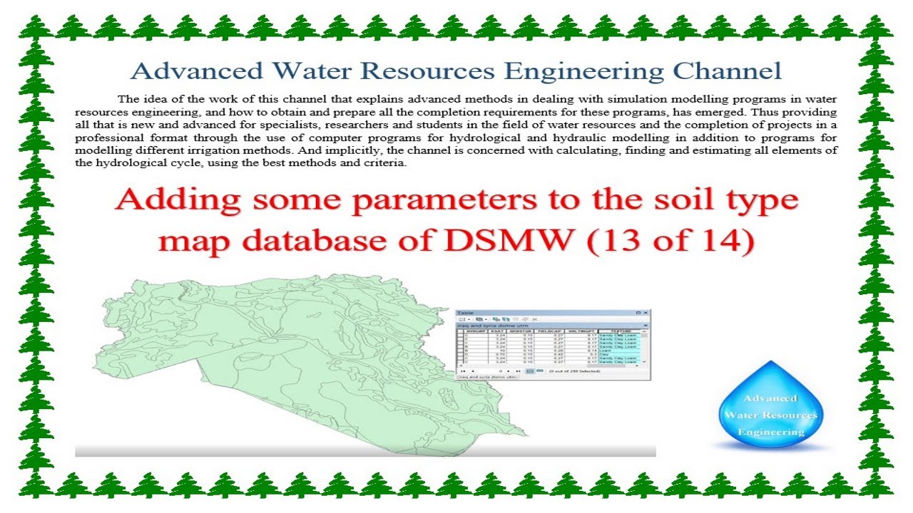 Adding some parameters to the soil type map database of DSMW 13 of 14 ...