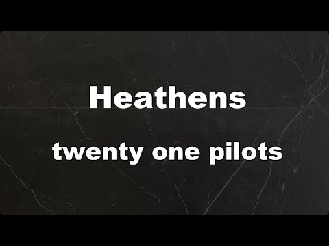 Karaoke♬ Heathens - twenty one pilots 【No Guide Melody】 Instrumental