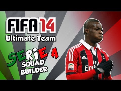 FIFA 14 Ultimate Team - SQUAD BUILDER - Serie A Team - YouTube