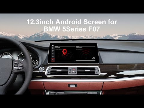 How 12.3" android screen work on the BMW 5-Series GT F07 with Apple ...