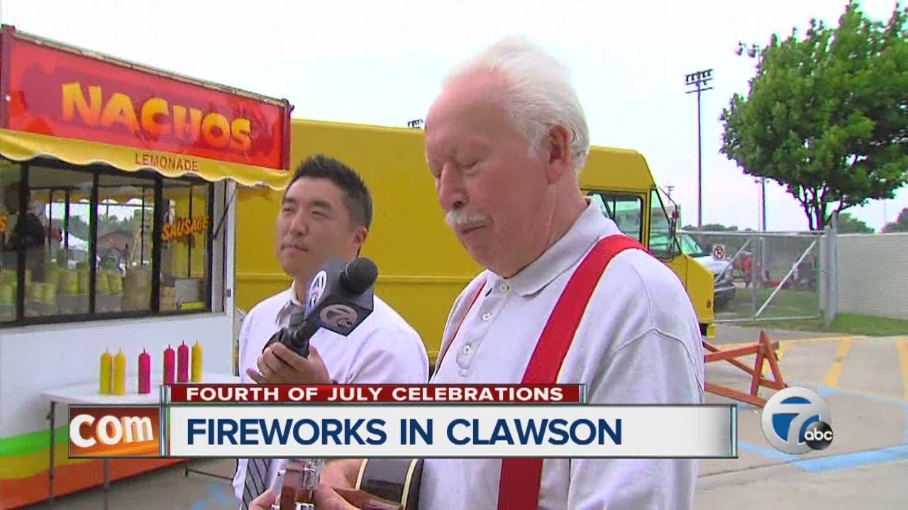 Fireworks in Clawson - YouTube