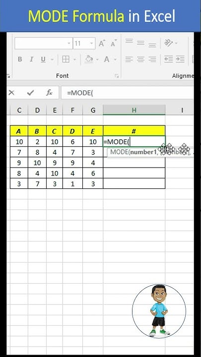 Mode Formula In Excel Excel Exceltips Exceltutorial Msexcel Microsoftexcel Developer
