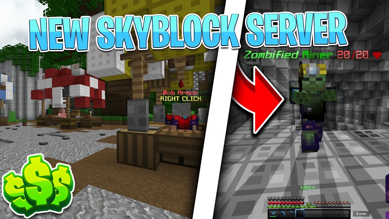 NEW *INSANE* SKYBLOCK SERVER *OP* | Minecraft OP Skyblock | OPLegends Utopia - YouTube