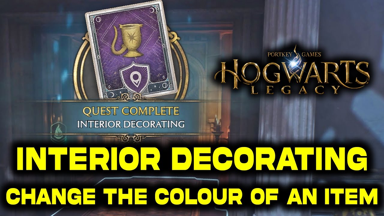 Interior Decorating - Change the Colour of an Item Guide | Hogwarts ...
