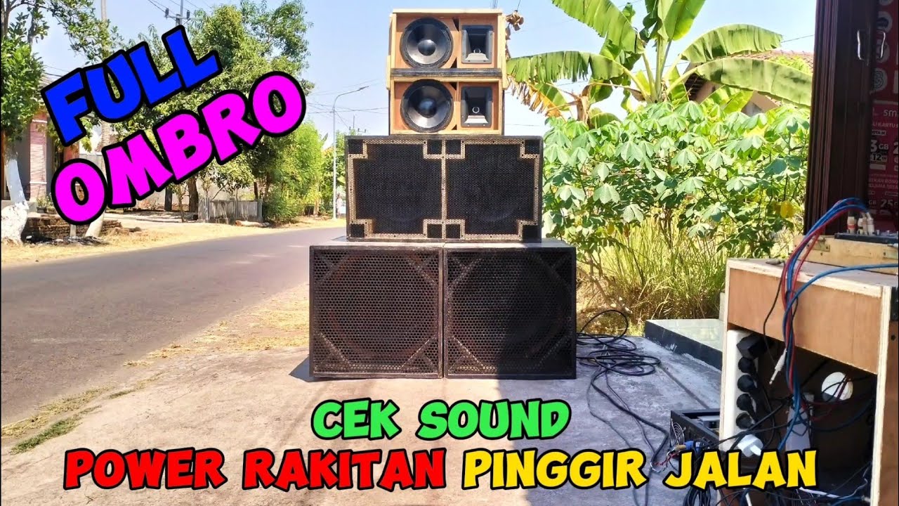 Cek Sound Power Rakitan 20A Speaker 18inch RCF - YouTube