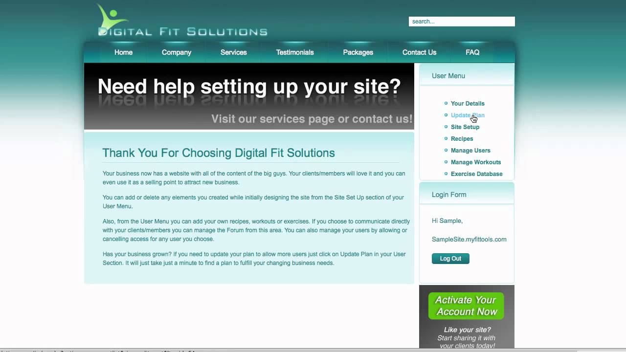 How to activate your website - YouTube