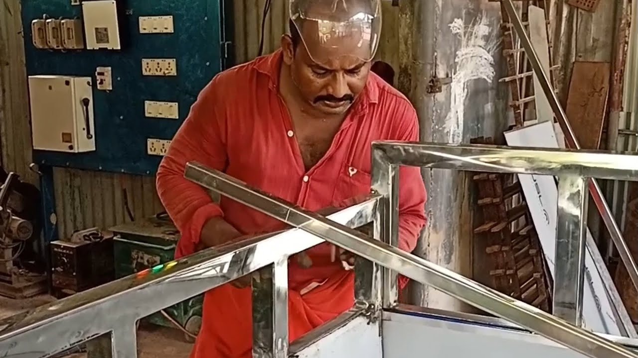 Ape auto pick up steel fabrication work - YouTube