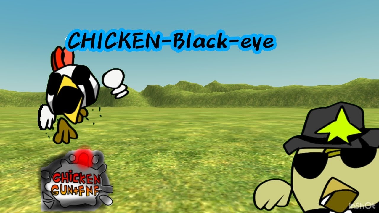 CHICKEN-Black-eye chicken gun + fnf ost - YouTube