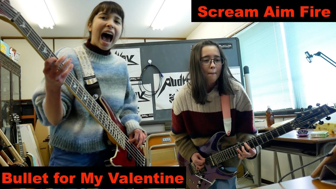 Bullet for My Valentine - Scream Aim Fire - guitar + lefty bass - cover ...