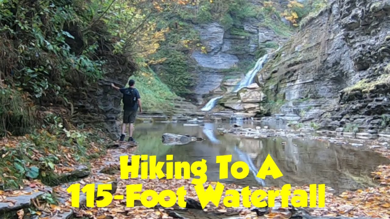 Hiking To A 115-Foot Waterfall - YouTube