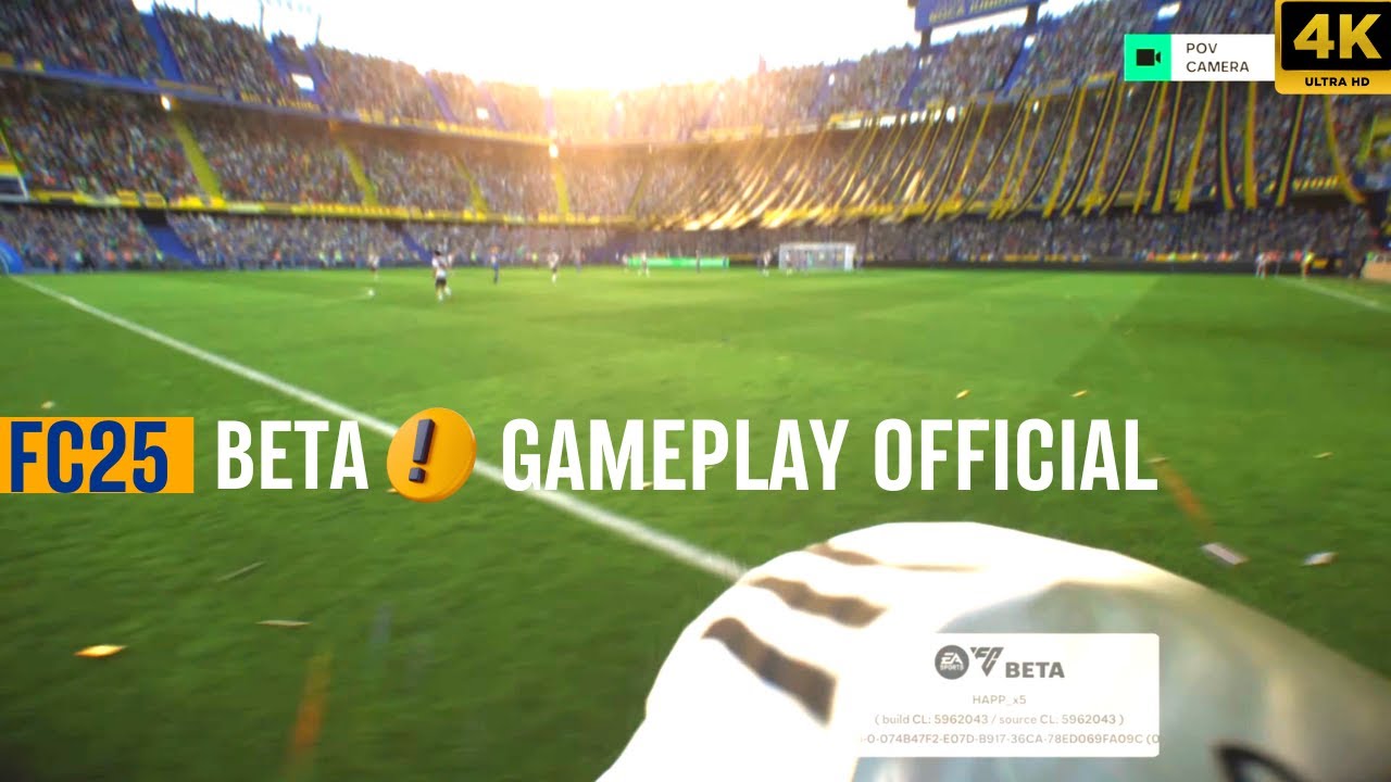 FC25 - BETA / Gameplay Official /4K - YouTube