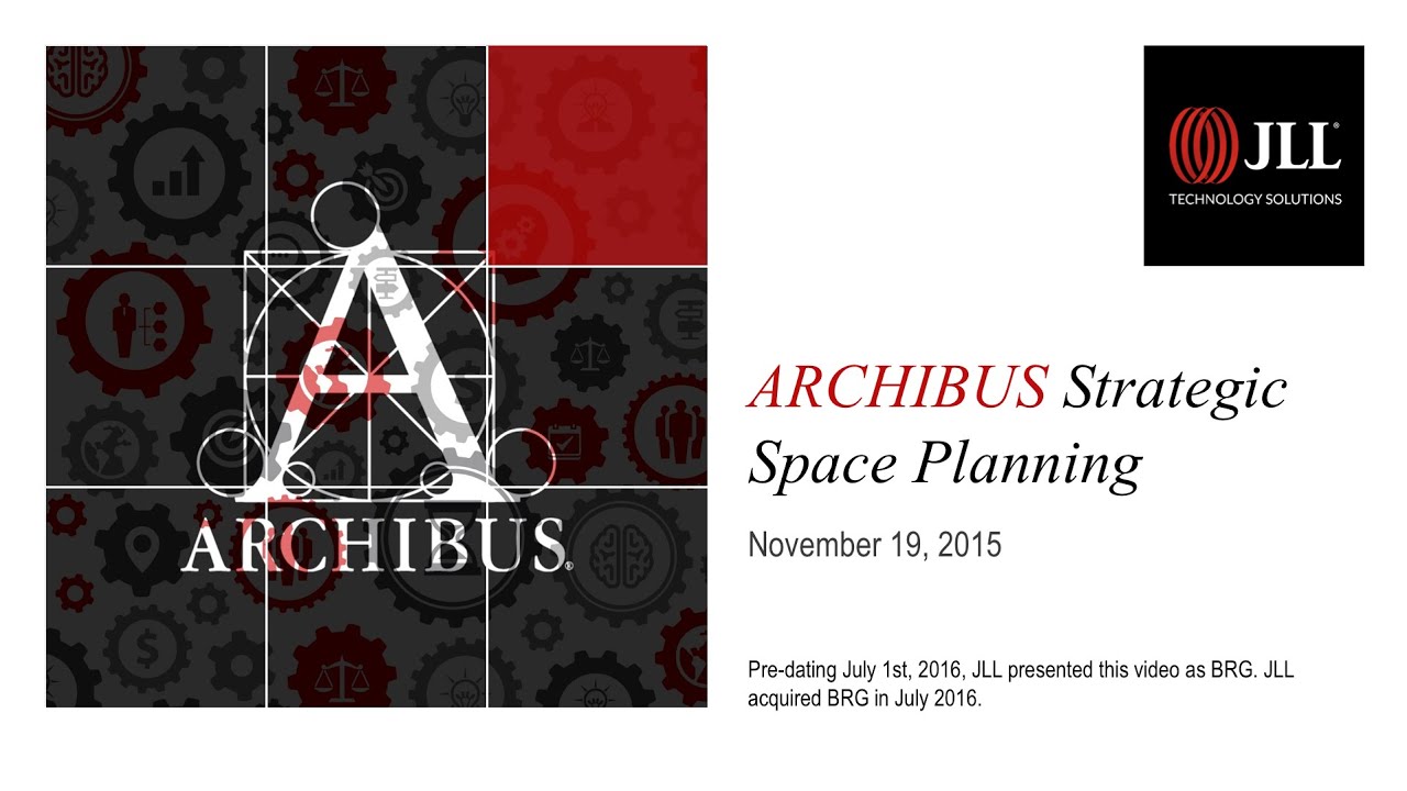 JLL's 2015 ARCHIBUS Strategic Space Planning Webinar - Teaser - YouTube