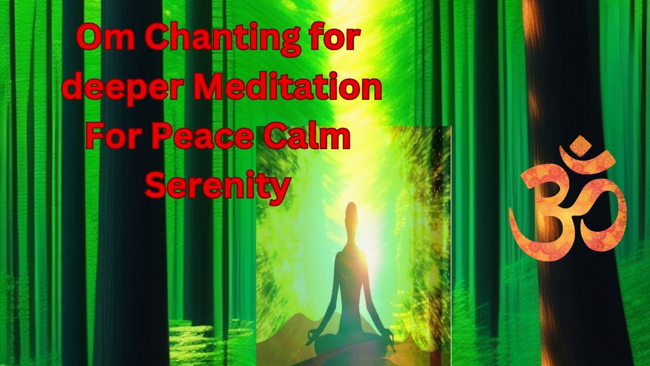 Om Chanting meditation for powerful day for peace stress relief and ...