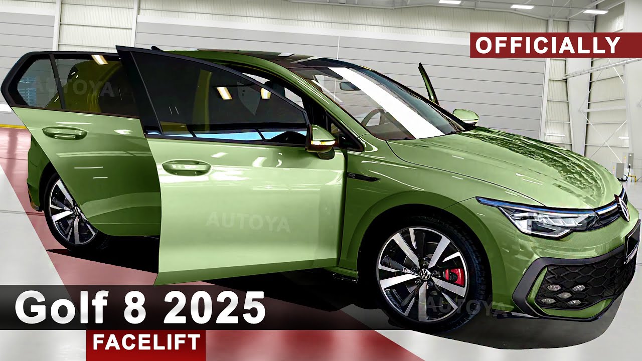 New 2025 VW Golf 8 Facelift - Officially: Tech Updates, Exterior ...