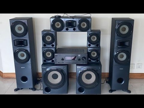 SONY 7.2 STR-KM5000 HOME THEATRE SPEAKER 2 SUBWOOFER @60,000/-₹ - YouTube