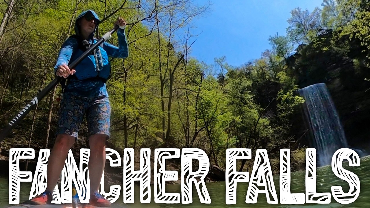 You Can Only Get Here by Water - Paddle Boarding to Fancher Falls - YouTube