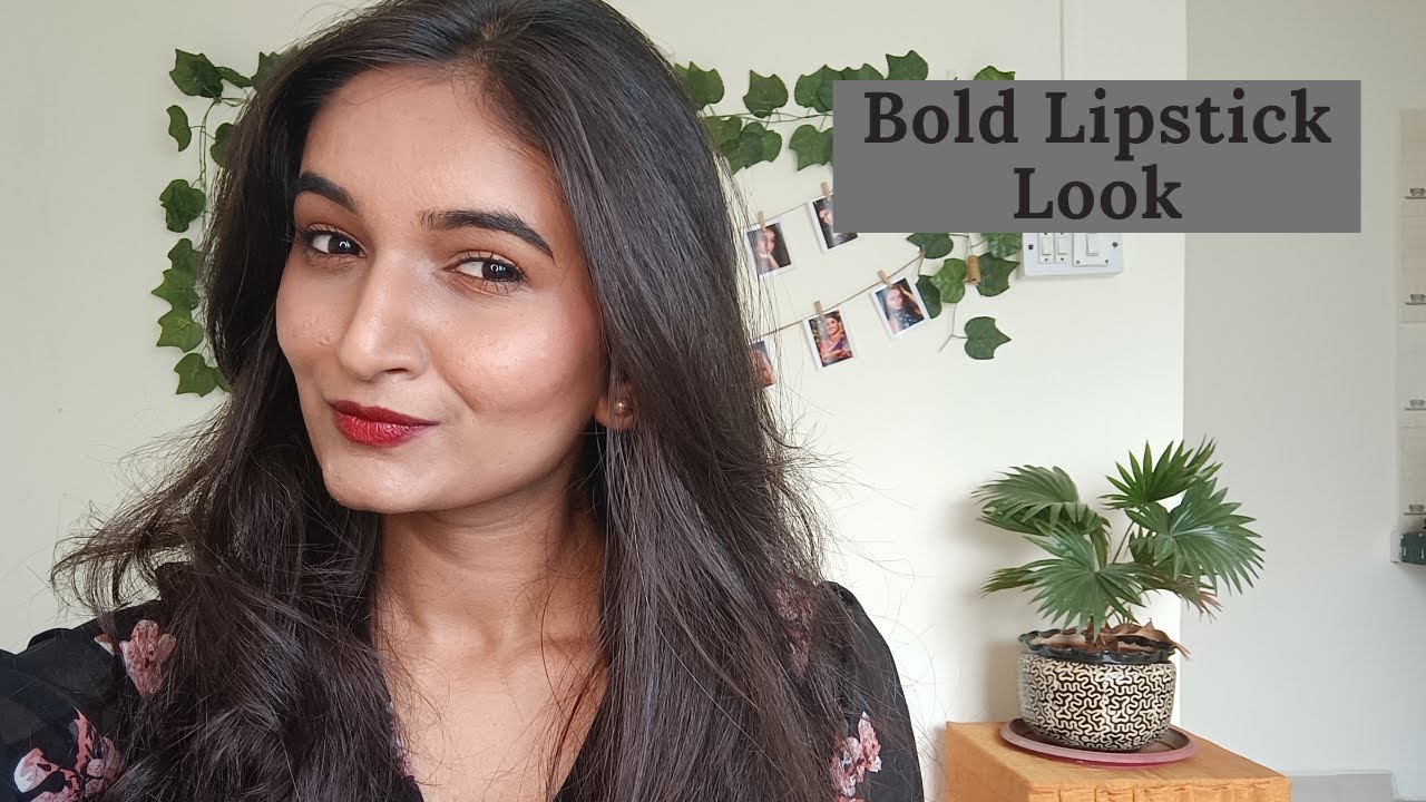 How to balance the BOLD Lipstick look - YouTube