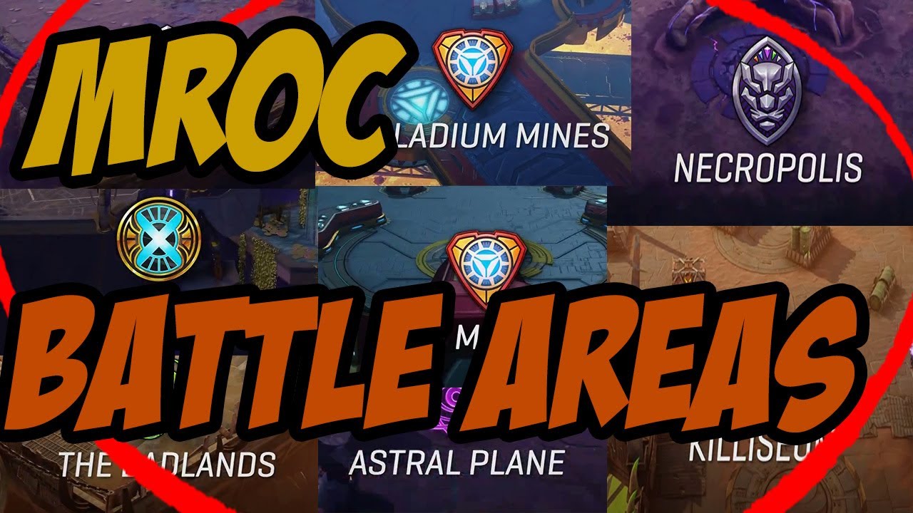 Marvel Realm Of Champions Battle Areas Overview From Gameplay Trailer ...