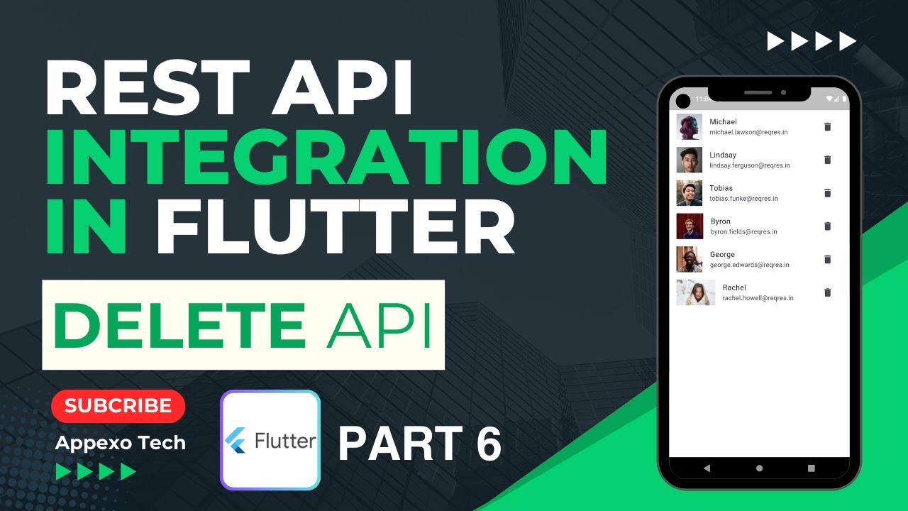 Master Rest Apis In Flutter Easy Guide To Delete Api Data Flutter Delete Api Integration