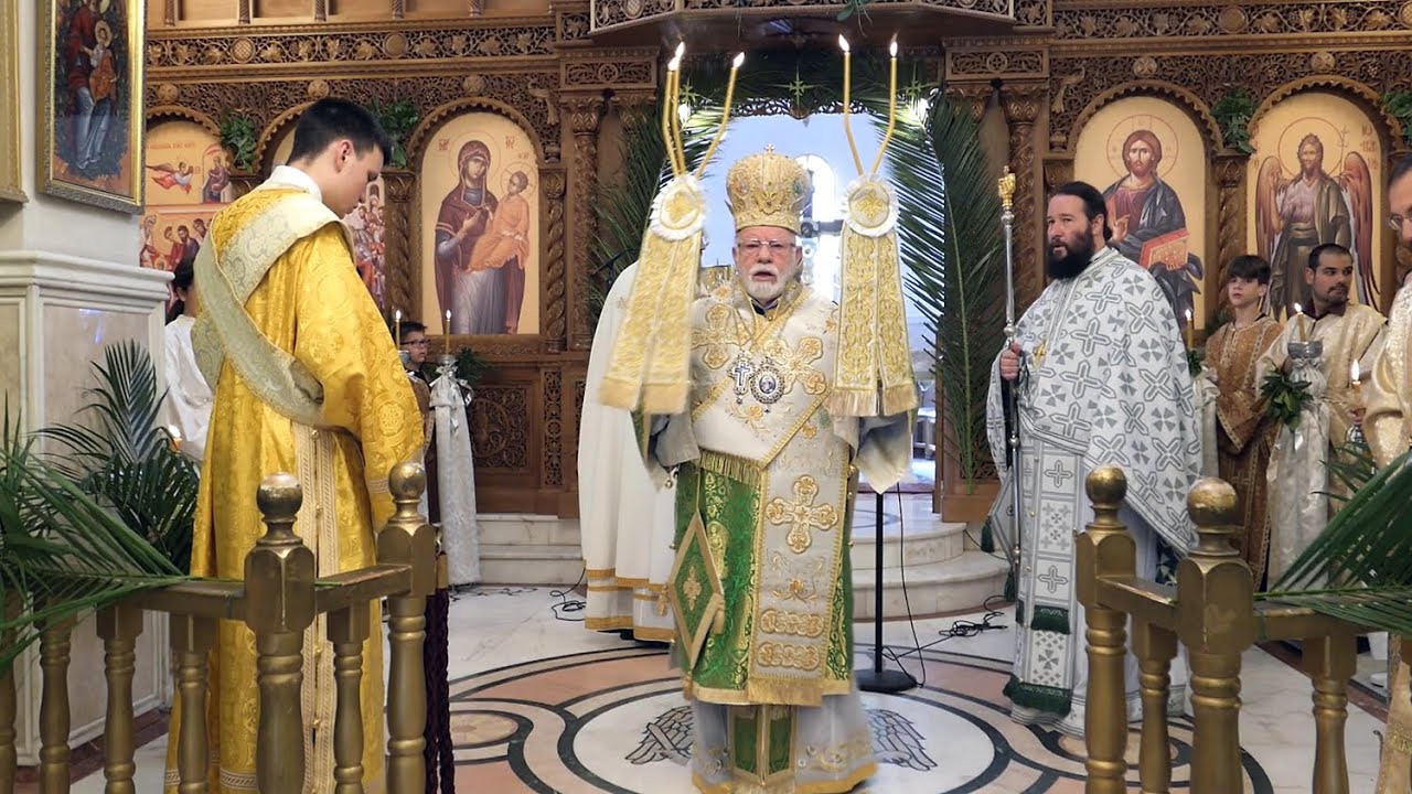 ΚΥΡΙΑΚΗ ΤΩΝ ΒΑΪΩΝ,ΠΡΟΕΞΑΡΧΟΝΤΟΣ ΤΟΥ ΣΕΒΑΣΜΙΩΤΑΤΟΥ ΜΗΤΡΟΠΟΛΙΤΟΥ ΑΝΕΩΝ κ ...