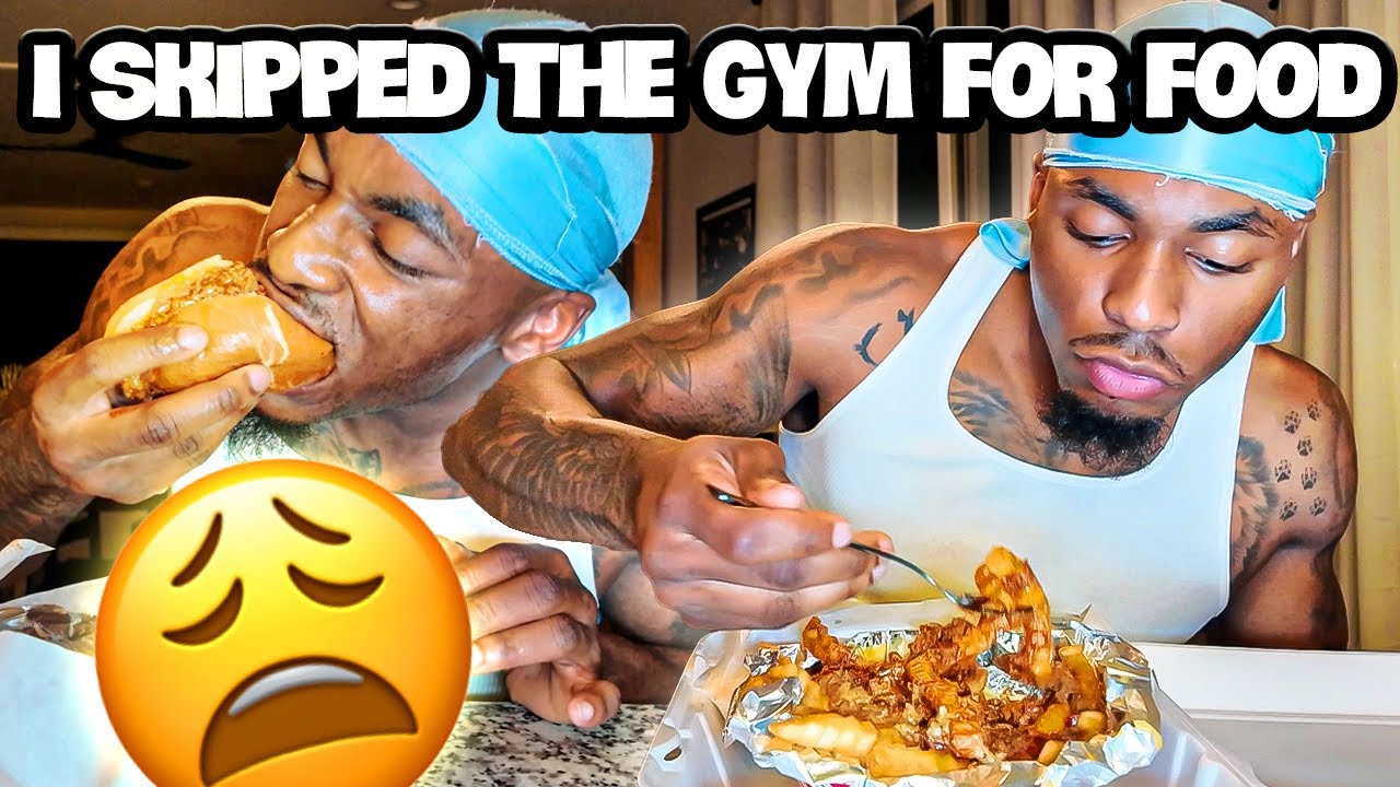 I LEFT MY FRIENDS AT THE GYM TO GO GET FOOD *it was mid* - YouTube