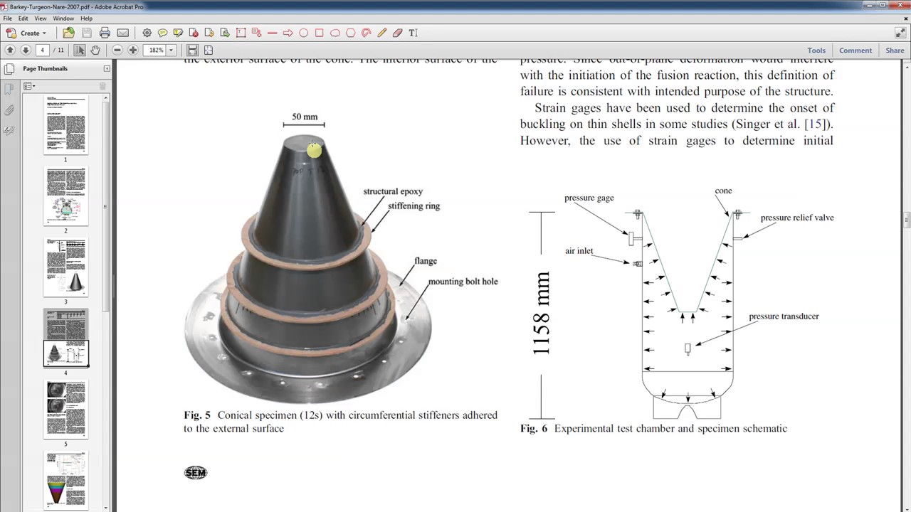 AEM 535 HW-13 Part A Buckling of Cylinders and Cones (analytical ...