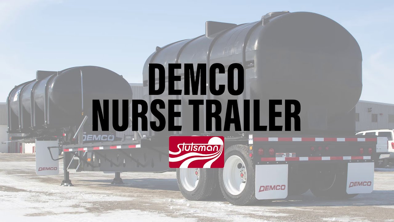 Demco Liquid Tender Trailer - YouTube