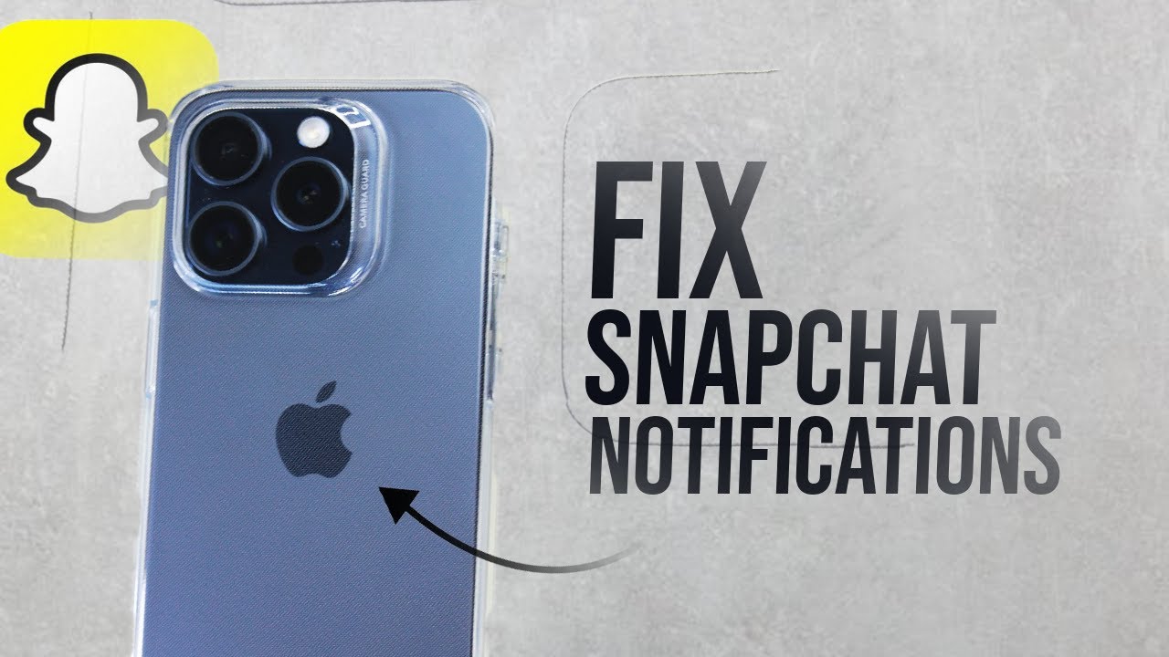 How to Fix Snapchat Notifications on iPhone (tutorial) - YouTube