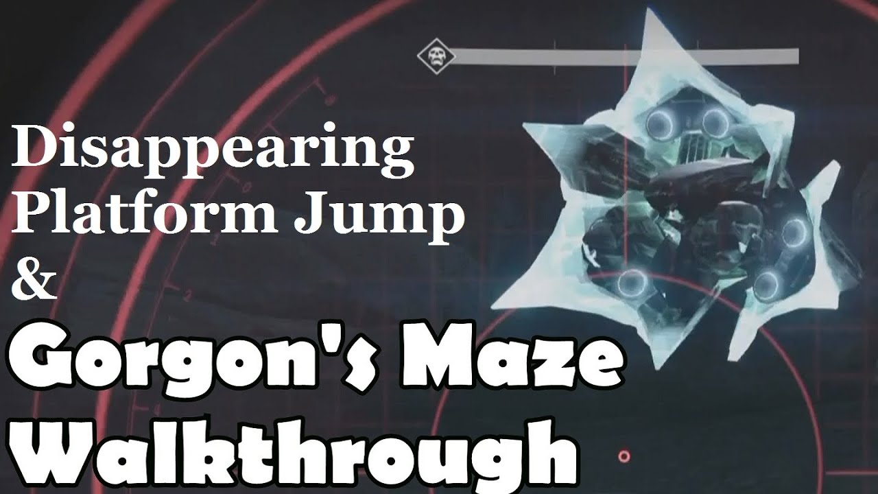 Destiny - Gorgon Maze (Normal Raid) Route & Platform Obstacles - YouTube