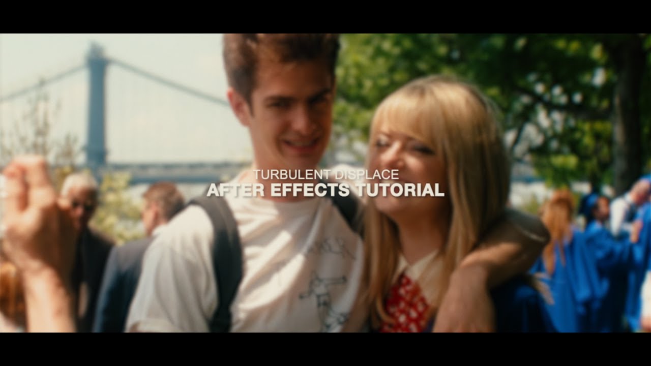 how to: turbulent displace text effect | after effects tutorial - YouTube