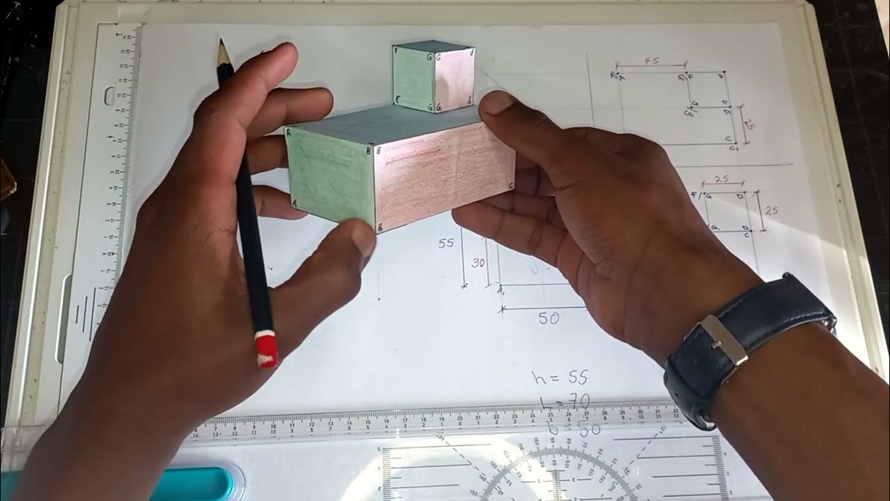 Introduction in Isometric drawing (basic principles) - YouTube
