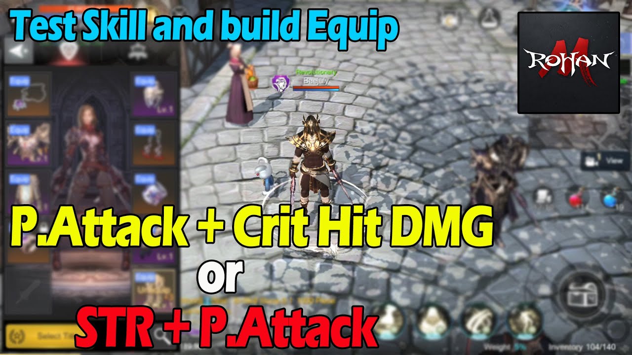 Bahas Dhan STR Job Avenger build Skill dan Equip Rohan M Indonesia ...